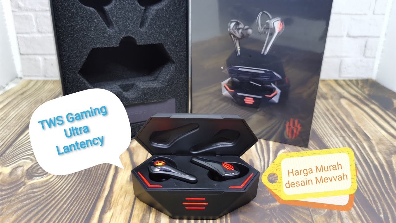 Unboxing TWS Gaming | Nubia Redmagic TWS Gaming Earbuds - YouTube
