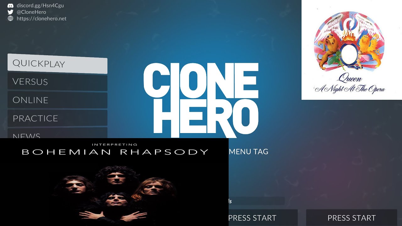 Clone Hero (Mod) : Queen - Bohemian Rhapsody (Bass Mode) - YouTube