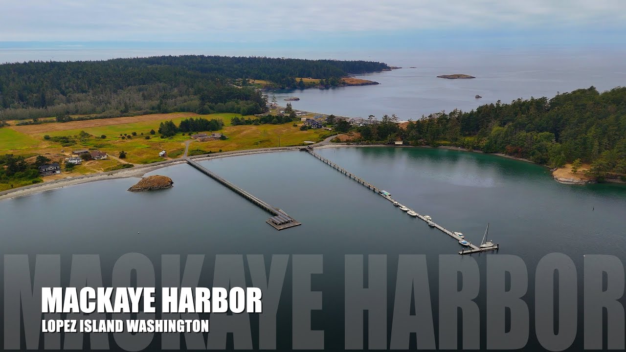 Fly Over Hidden Mackaye Bay | Lopez Island’s Secret Coastal Gem | 4K ...