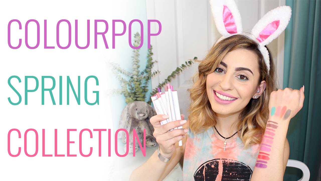 ColourPop Spring Collection Swatches - YouTube