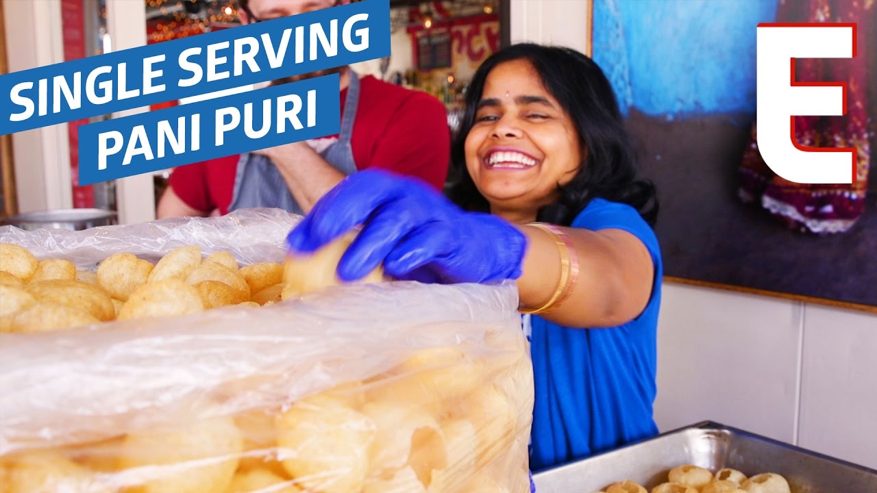 Pani Puri Is The Most Fun Street Food Around — Snack Break - YouTube