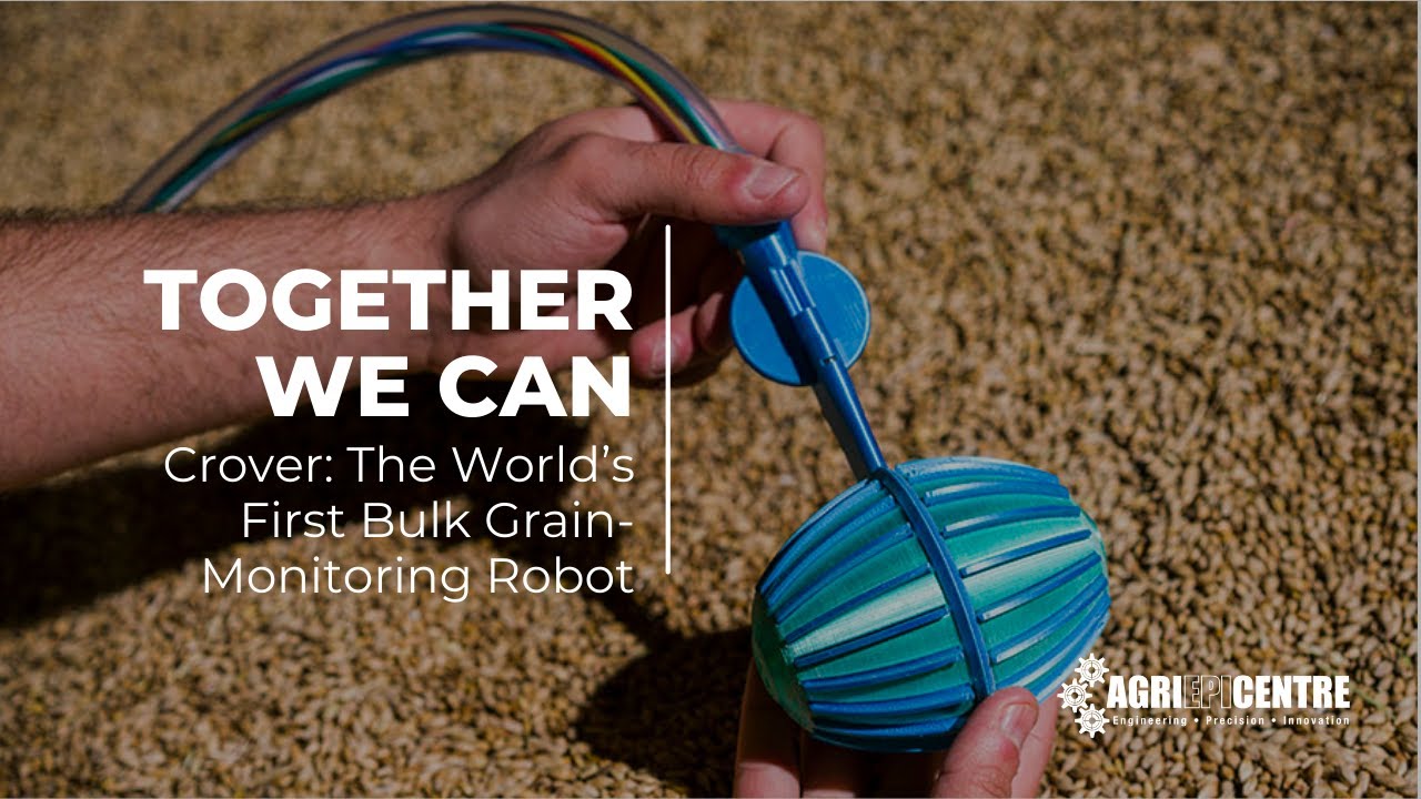 CROVER: The world's first grain-monitoring robot - YouTube