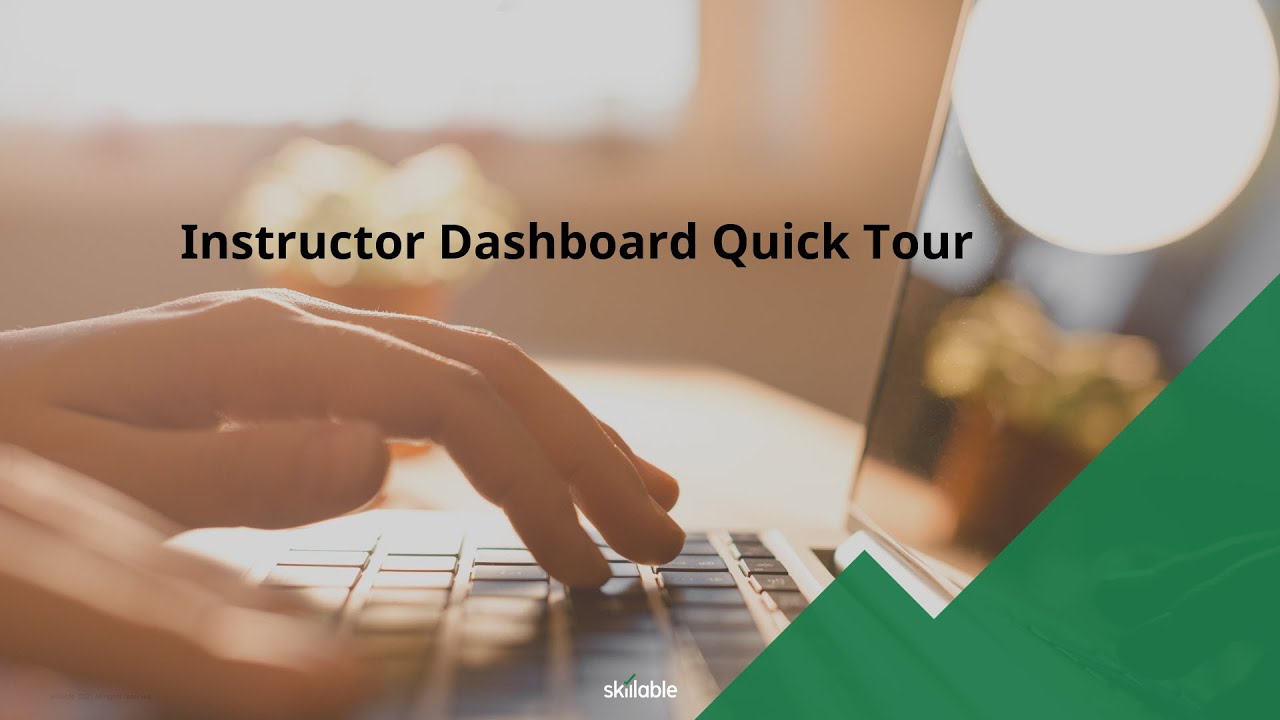 New! Instructor Dashboard Quick Tour - YouTube