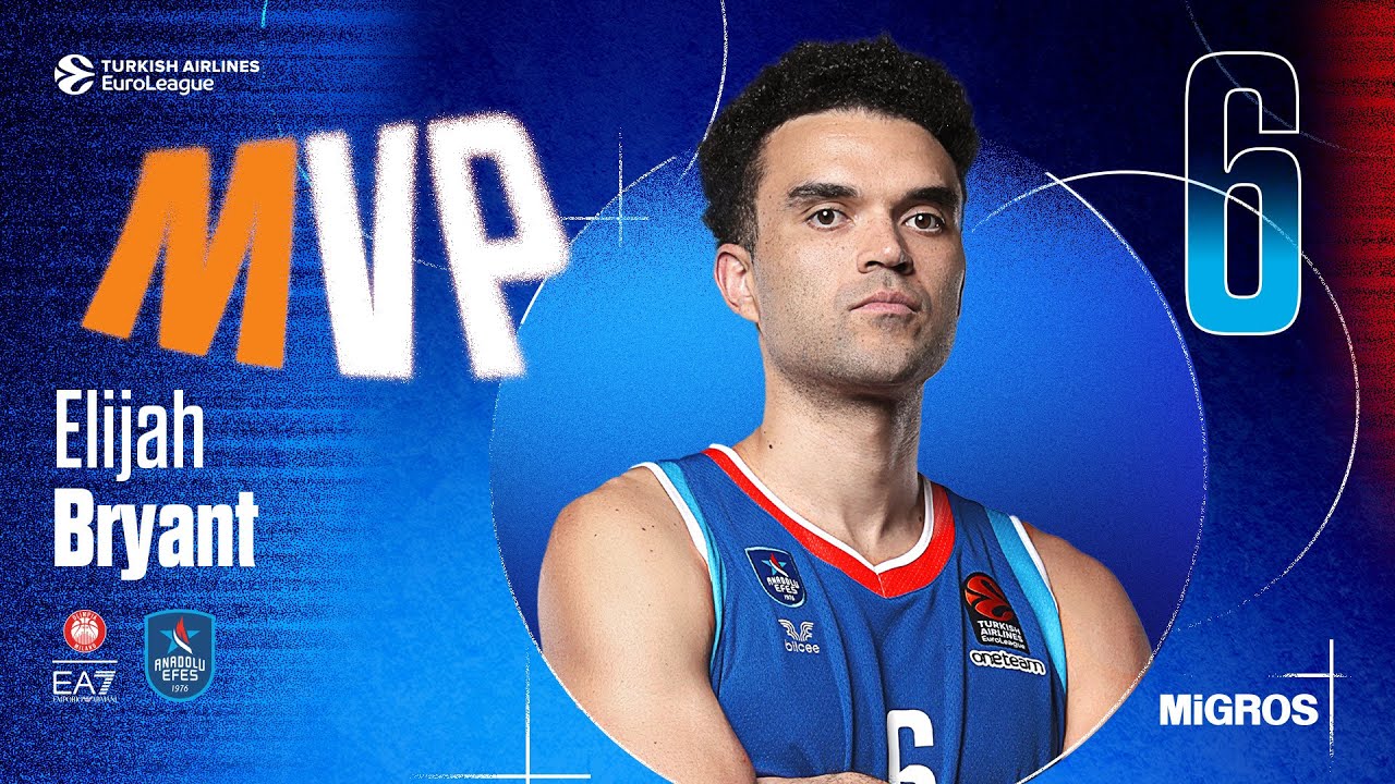 MVP Elijah Bryant / 5. Hafta: EA7 Emporio Armani Milan 84 - 96 Anadolu Efes - YouTube