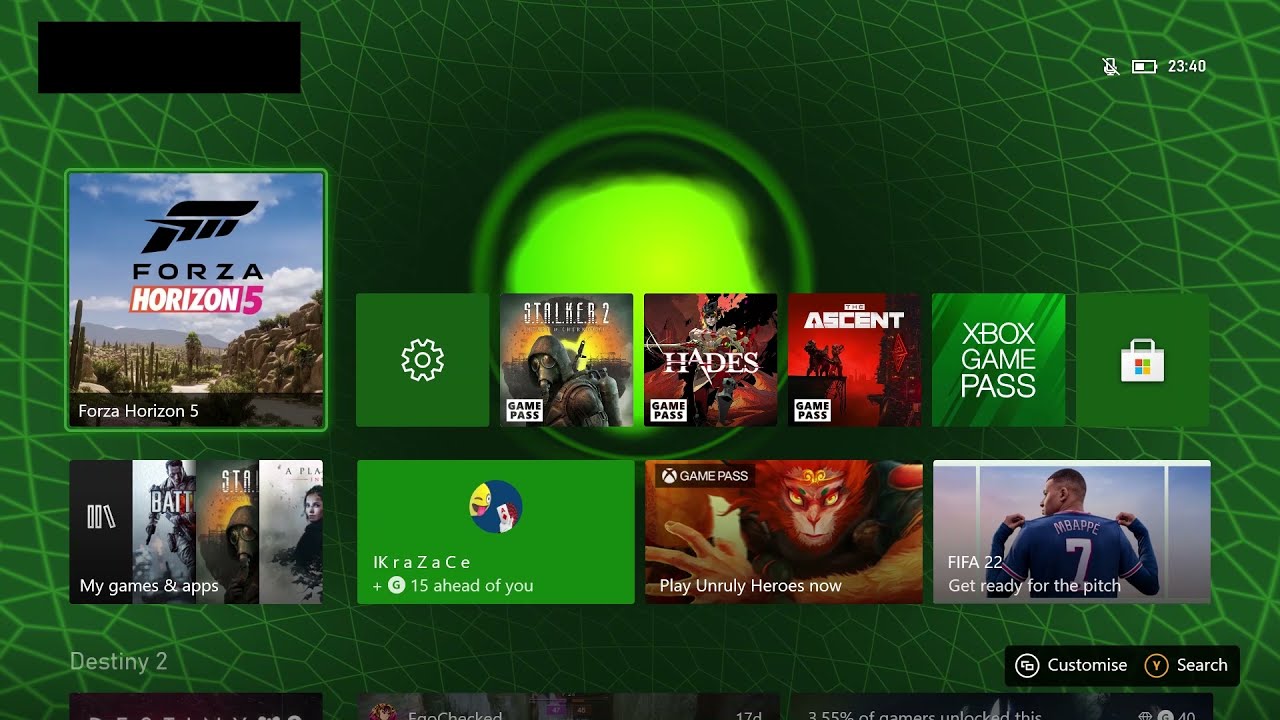 XBOX Animated Moving Background Wallpaper - YouTube