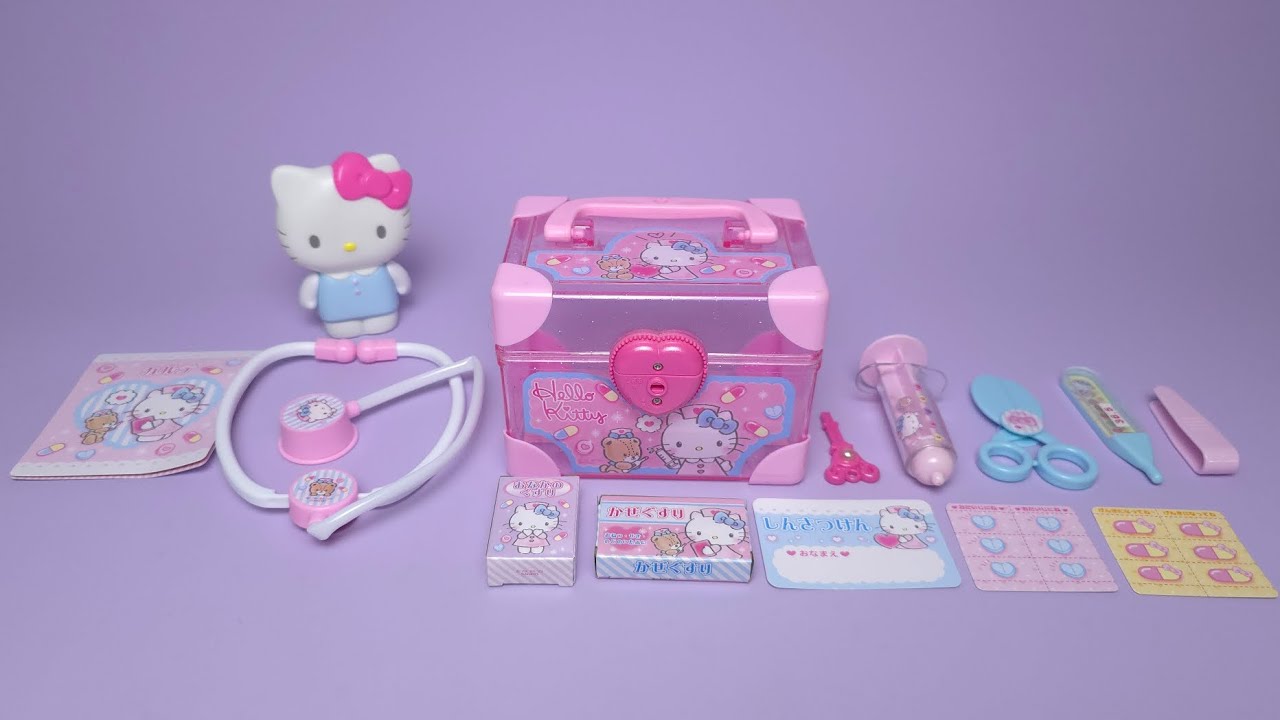5 Minutes Satisfying With Unboxing Hello Kitty Doctor Set ASMR (No ...