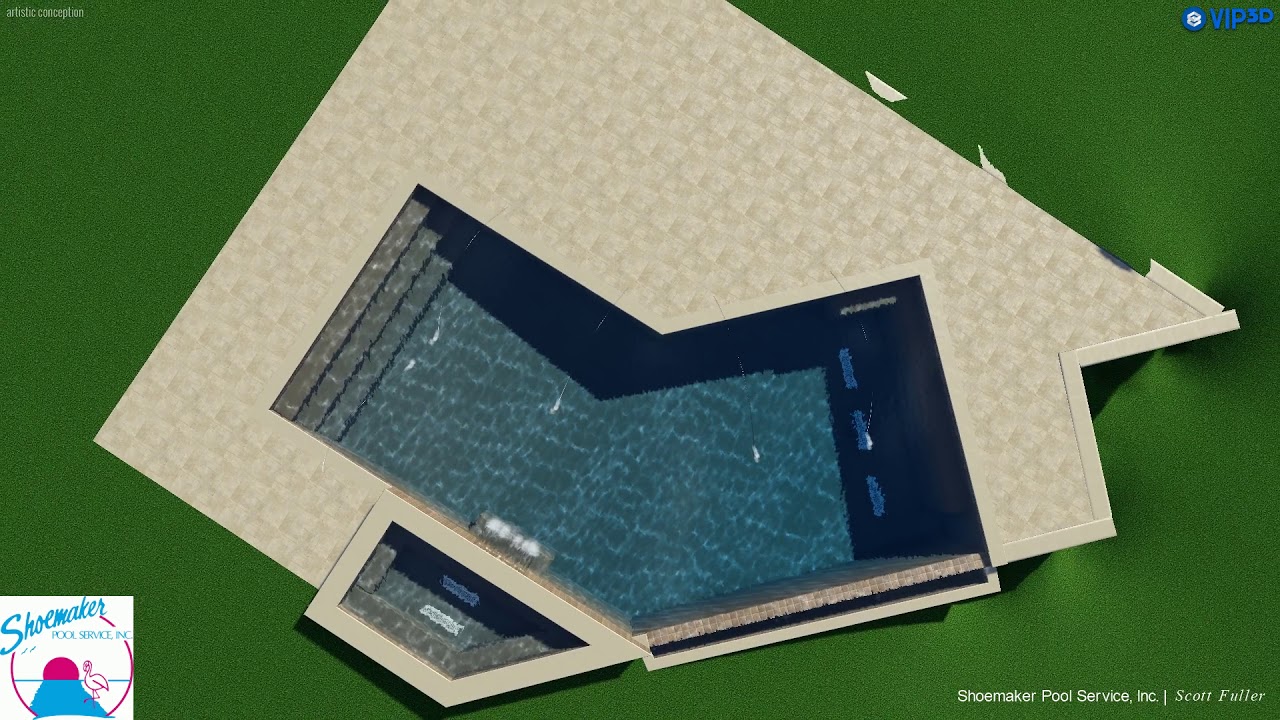 Vip3D - 3D Swimming Pool Design Software - YouTube