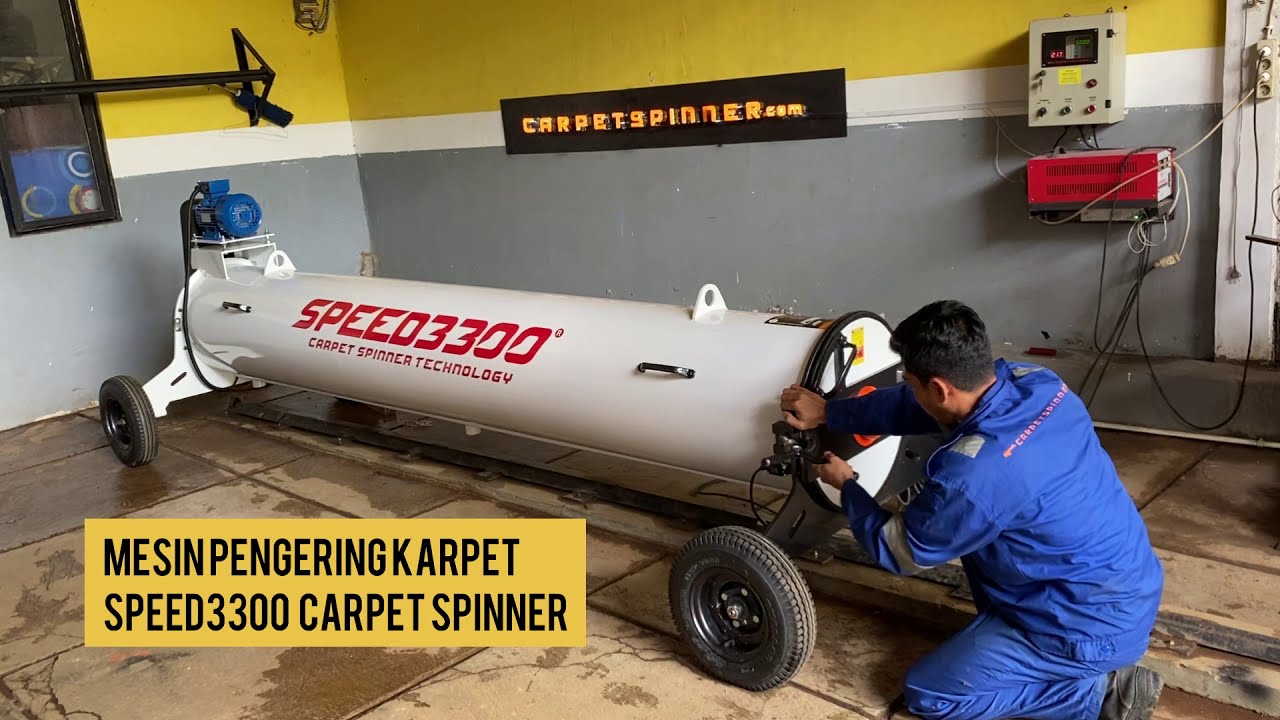 Mesin Pengering Karpet SPEED3300 Carpet Spinner - Pengiriman ke Jambi ...