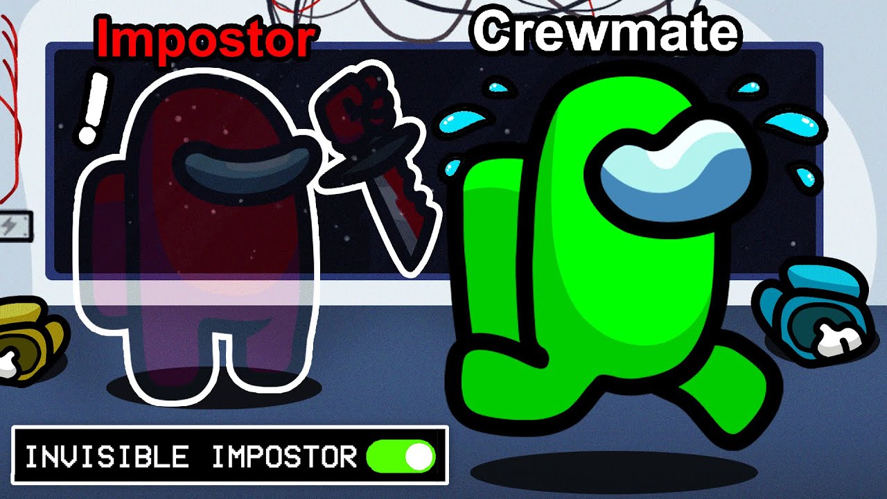 INVISIBLE Imposters in AMONG US! - YouTube