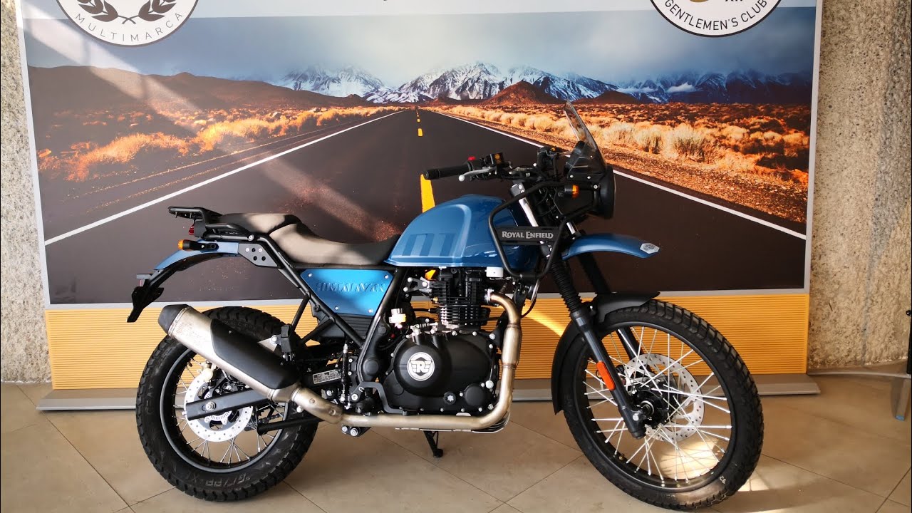 Royal Enfield Himalayan Glacier Blue - YouTube