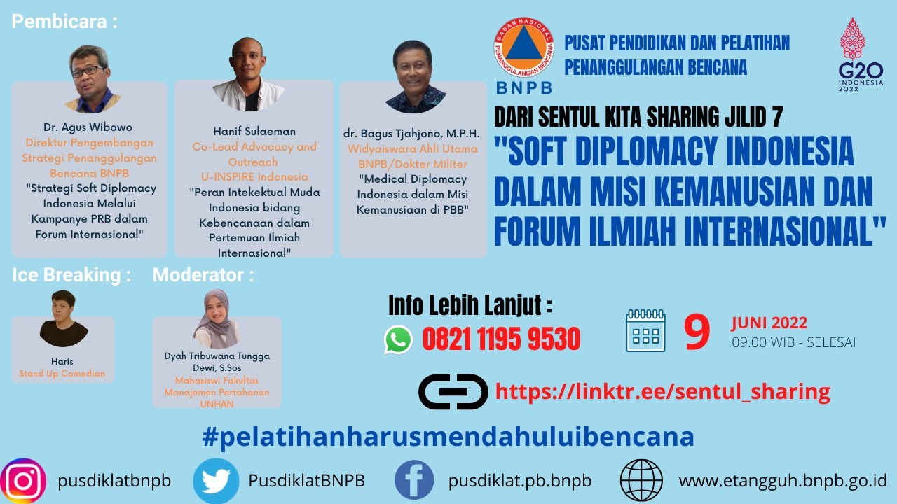 DARI SENTUL KITA SHARING JILID 7 - PUSDIKLAT PB BNPB - YouTube