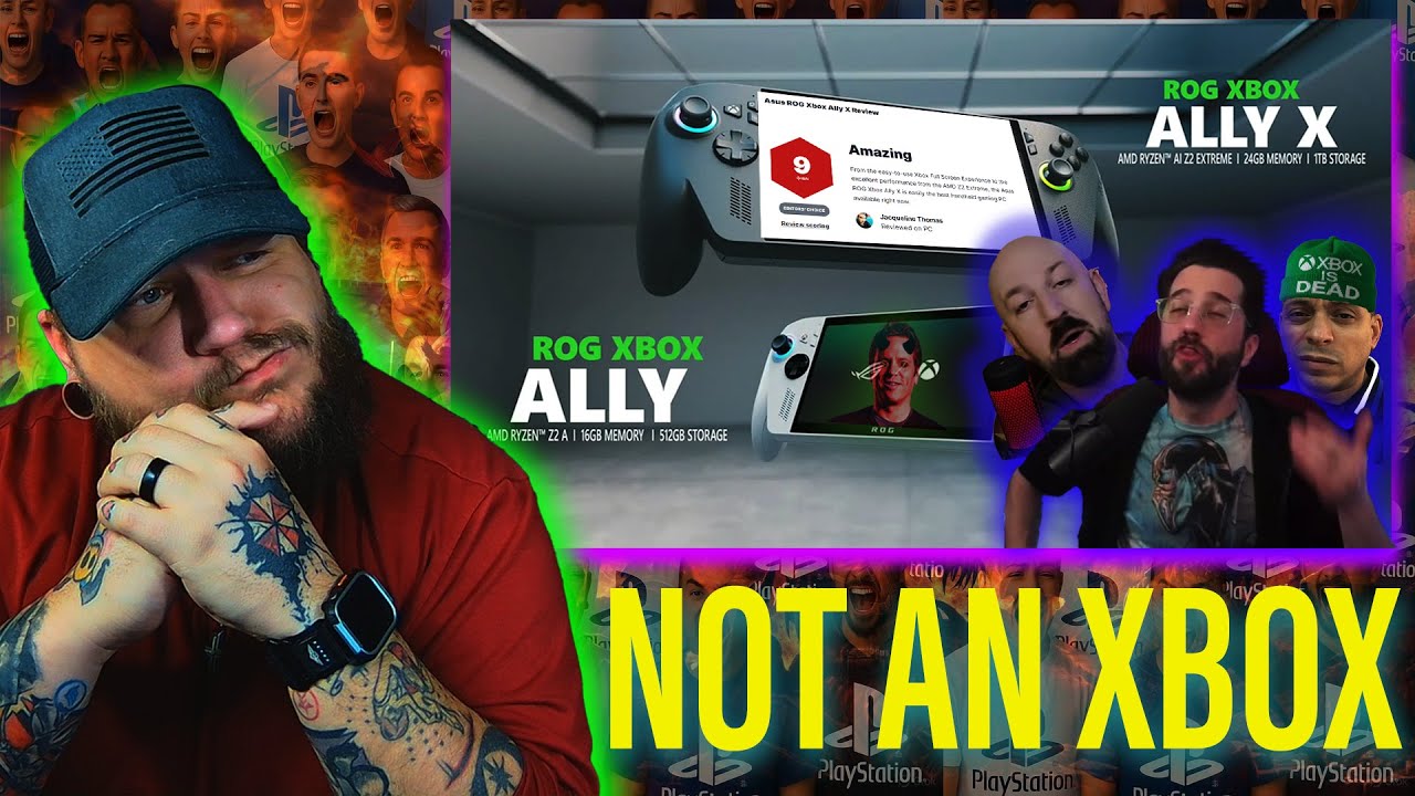 Xbox ROG Ally Drops: PS Fanboys Cry 'Not Real Xbox!' - YouTube