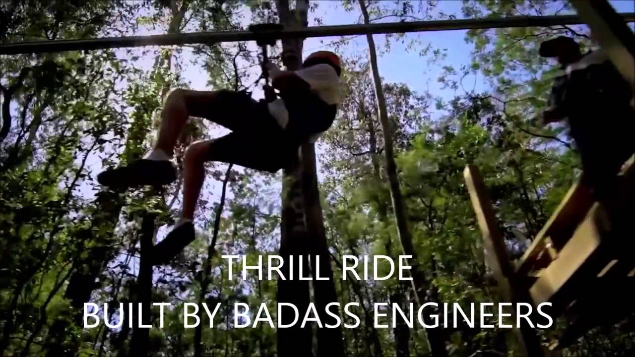 Longest Zip Line Roller Coaster Built By Engineers - YouTube