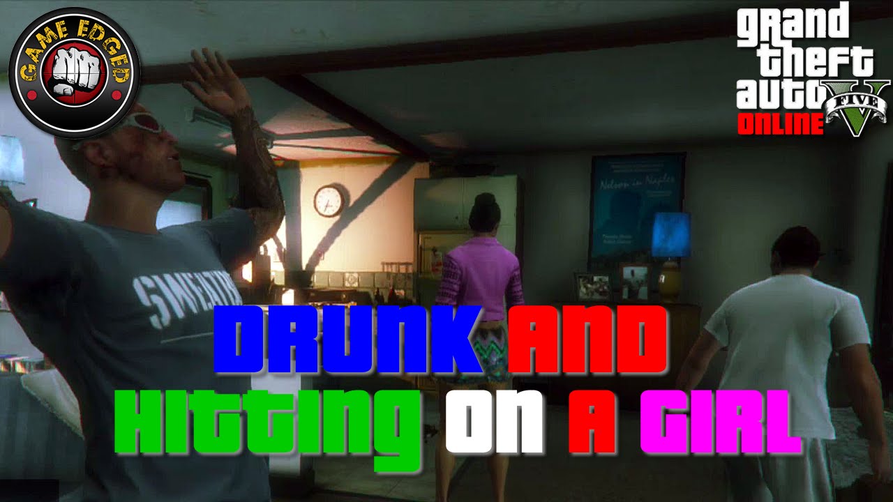 Drunk on GTA Online and Hitting On A Girl - YouTube