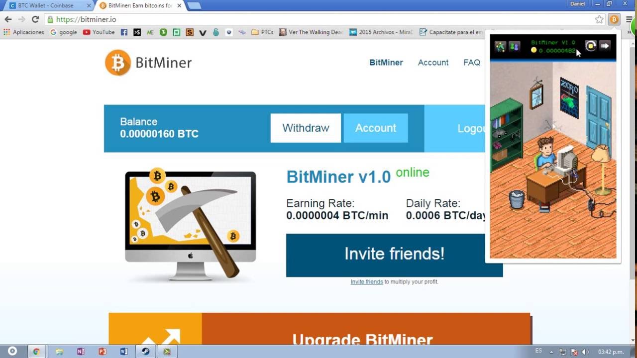 Bitminer Que es y como funciona? Gana bitcoins gratis navegando - YouTube