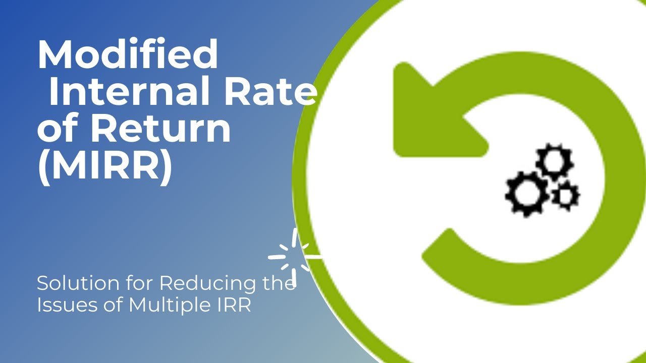 How To Calculate Modified Internal Rate Of Return MIRR In Excel Spreadsheet YouTube How To Calculate Modified Internal Rate Of Return MIRR In Excel Spreadsheet YouTube