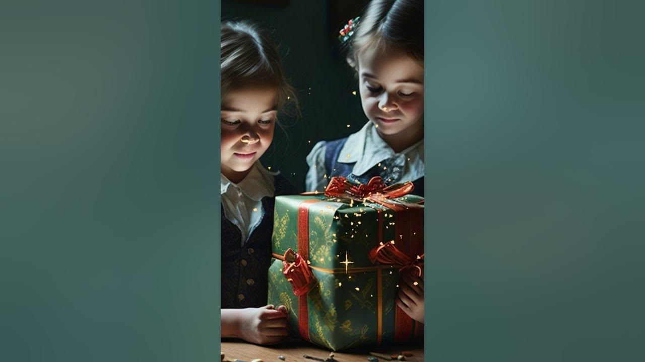 Yuletide Delights🎄Enchanting Yuletide Moments🎁Victorian Children's Gift Unwrapping🎀 ...