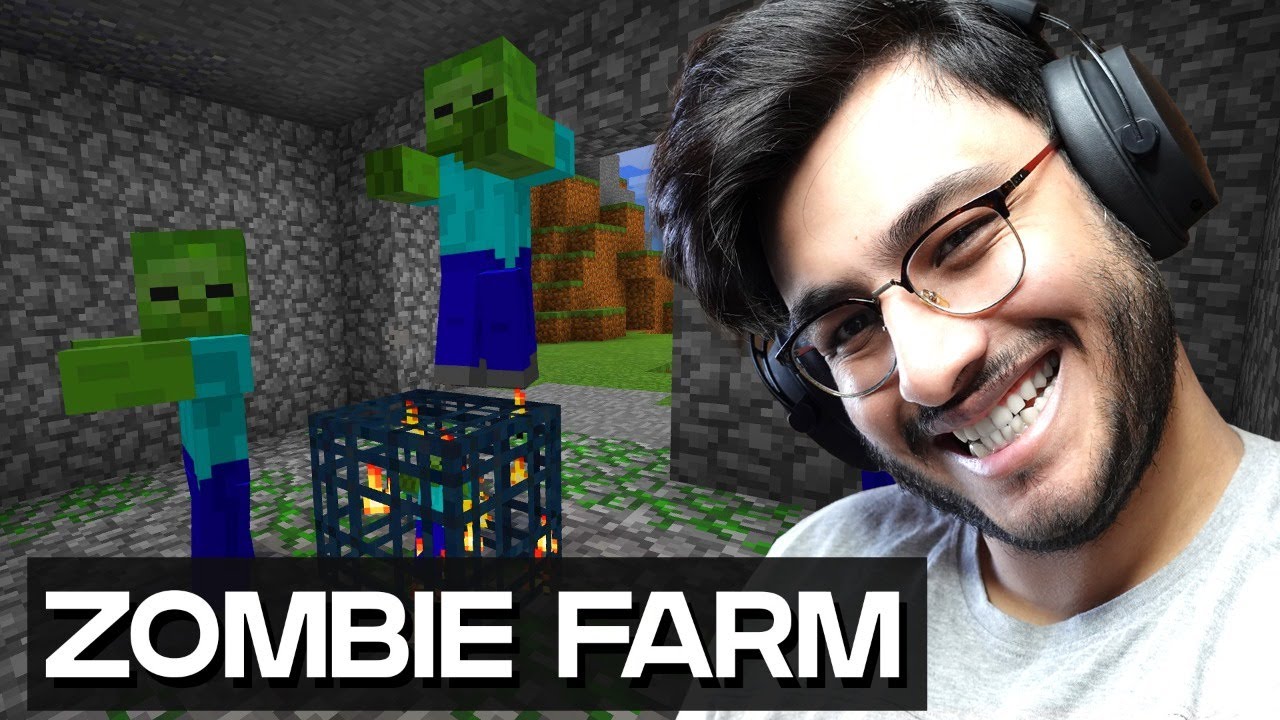 MAKING A ZOMBIE FARM FOR XP IN MINECRAFT - RAWKNEE LIVE - YouTube