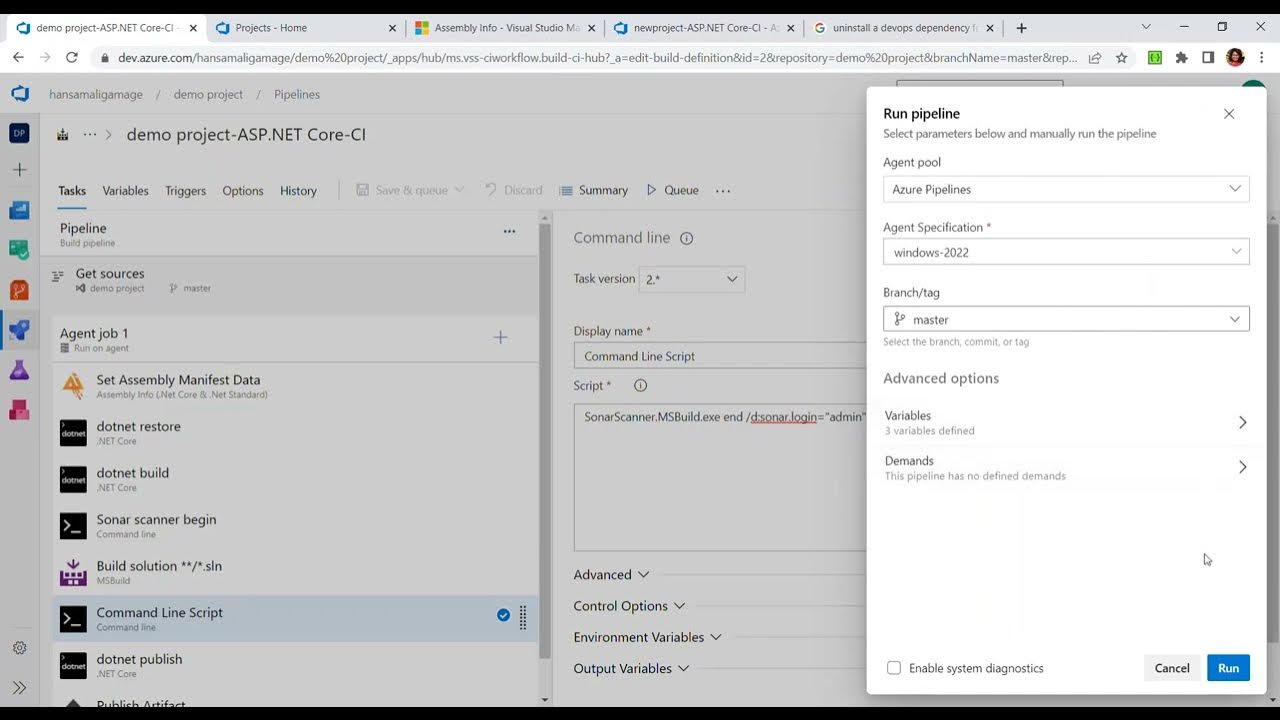 DevOps | Azure | Build Pipeline for .NET Core 6 Web API | Getting Started - YouTube