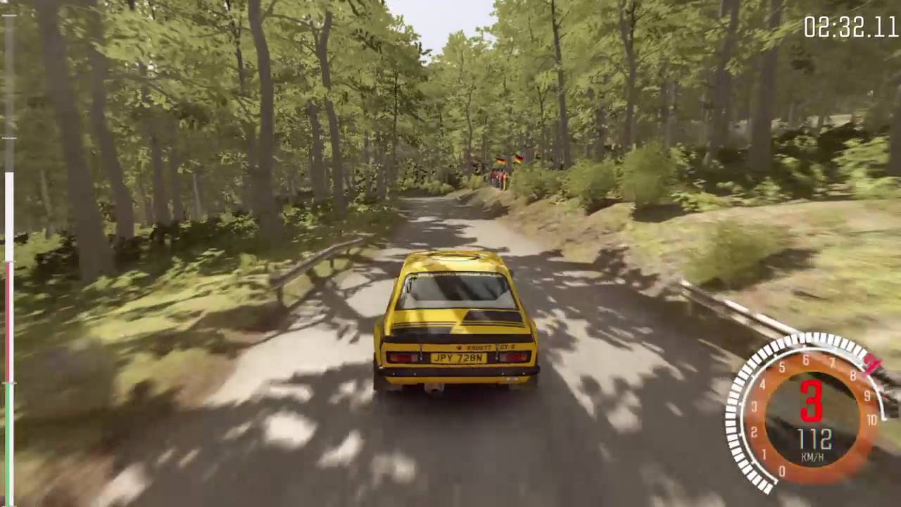 Dirt rally opel kadett insane downhill speed - YouTube