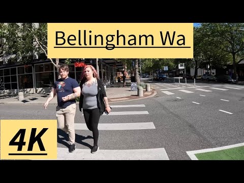 [4K] Bellingham Downtown Wa 🇺🇸 Walking Video 2024 #travel #usa # ...