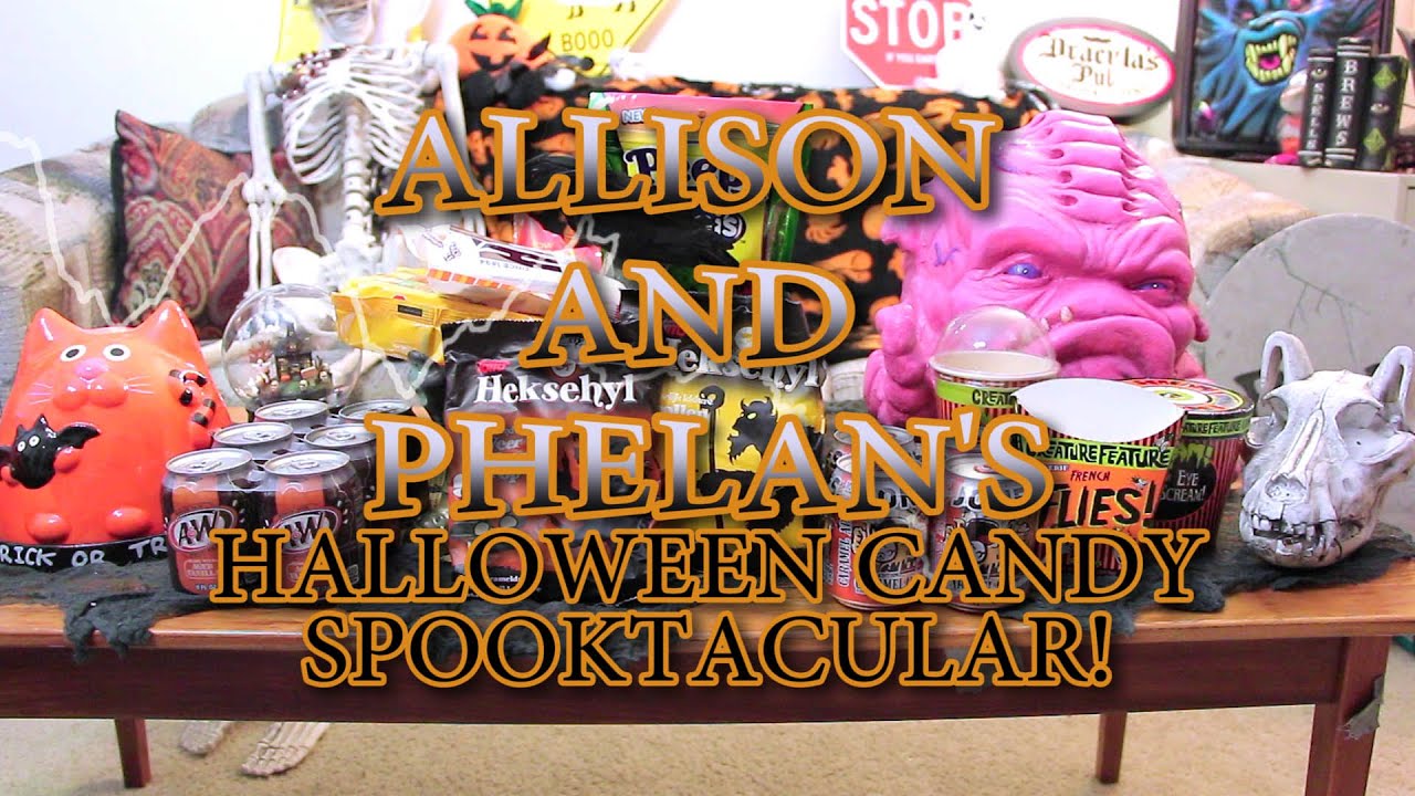 Allison and Phelan's Halloween Candy Spooktacular - YouTube