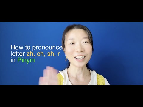 How to pronounce zh, ch, sh, and r in #Pinyin #Putonghua #Mandarin #Chinese 09 - YouTube