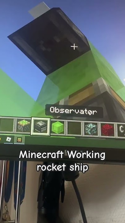 Working rocket ship in Minecraft - YouTube
