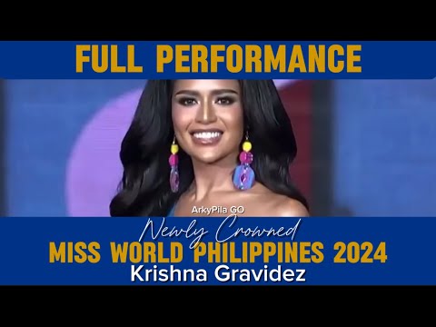 NEWLY CROWNED MISS WORLD PHILIPPINES 2024 KRISHNA GRAVIDEZ of BAGUI ...