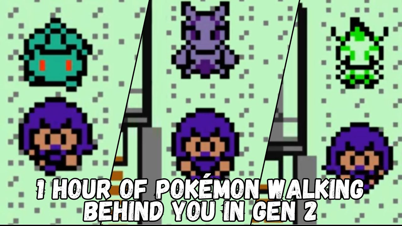 All 251 Pokémon Walking Behind You Animations in Pokémon Crystal - YouTube