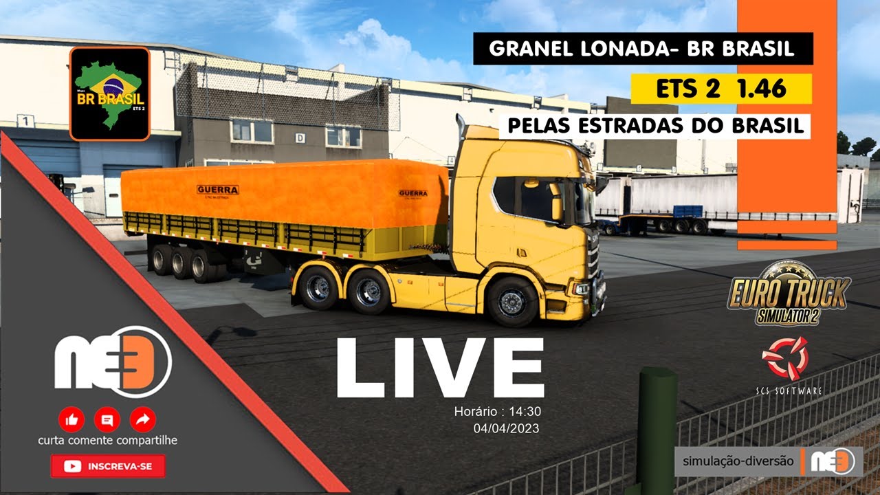 MAPA BR BRASIL . ETS 2 1.46 PELAS ESTRADAS DO BRASIL. Destino na ...