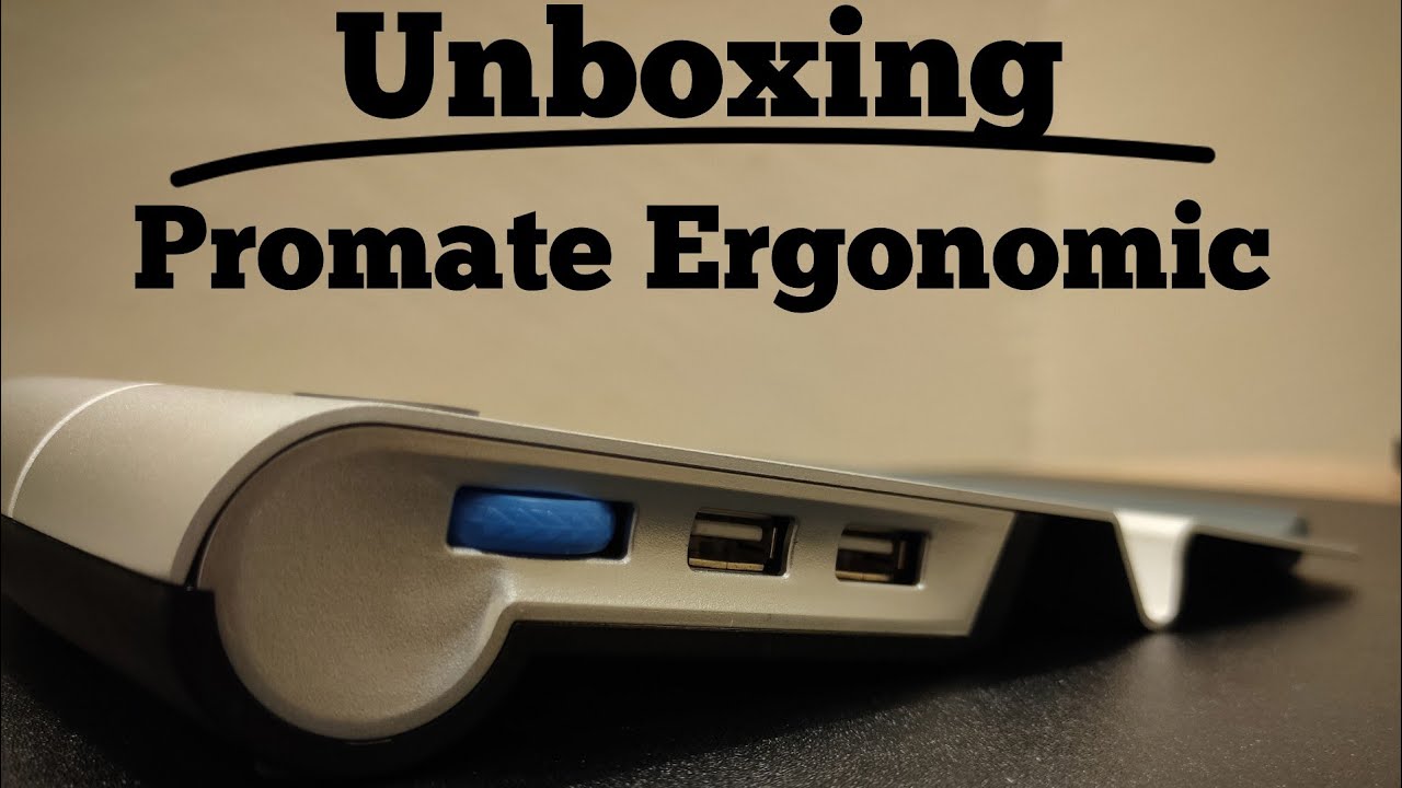 Unboxing : Promate Ergonomic (Laptop Cooling Fan) - YouTube