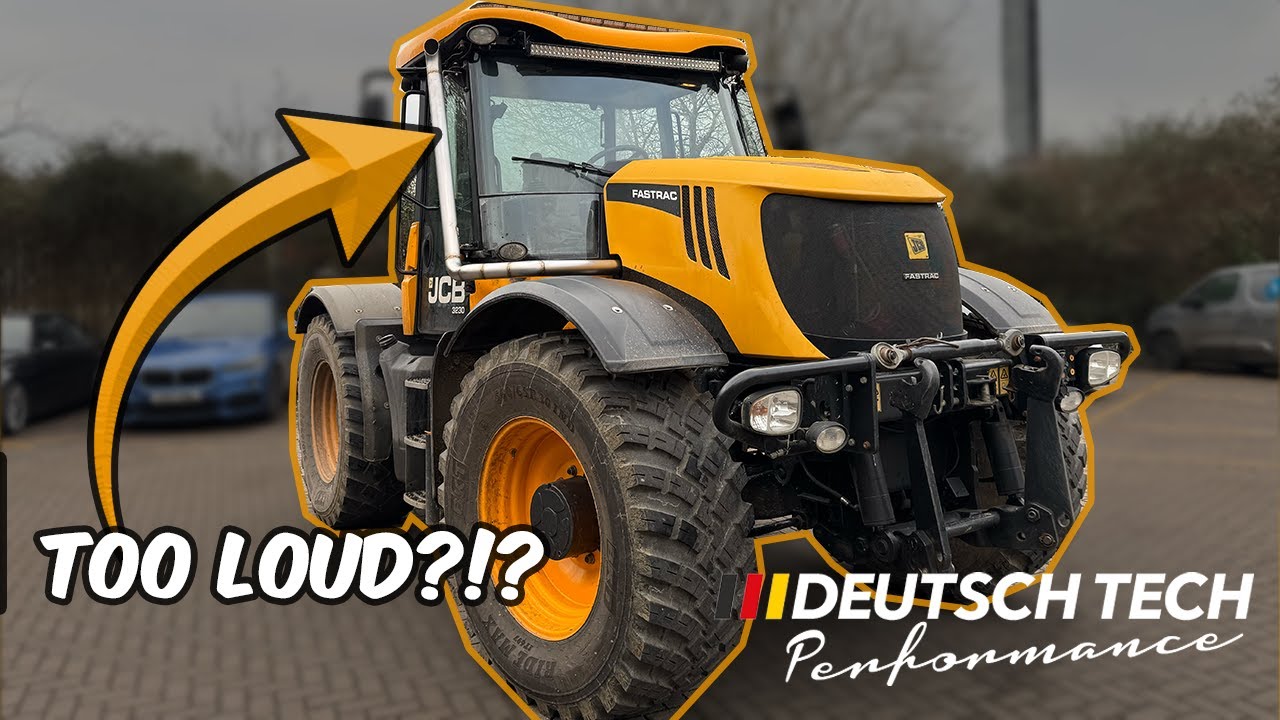 Custom Tractor Exhaust Upgrade! How A Straight Pipe Transformed Our JCB ...