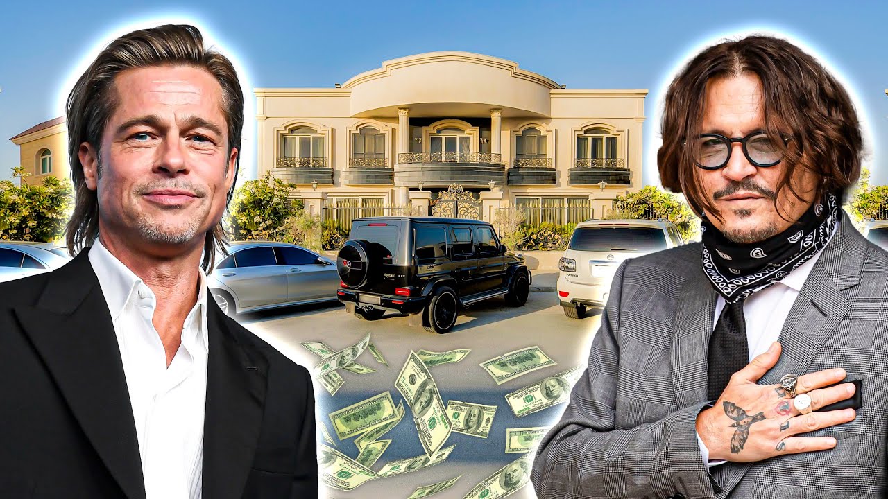Quem é mais rico: Brad Pitt ou Johnny Depp? (carreira, mansões, carros ...