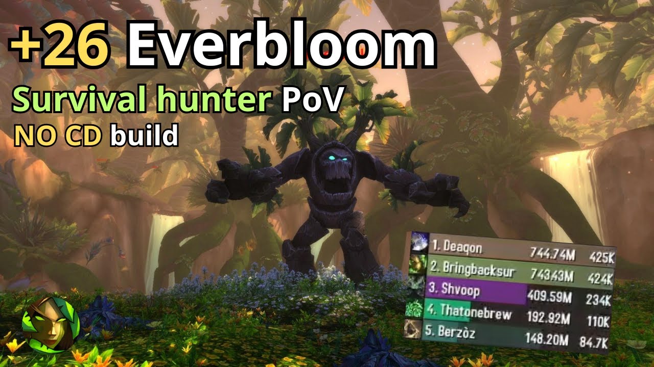 +26 Everbloom (23 sec overtime) | Dragonflight season 3 | World of ...