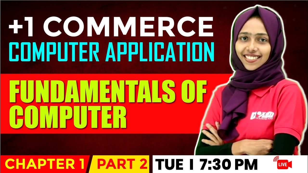 Plus One Computer Application Fundamentals Of Computer Part 2 9615