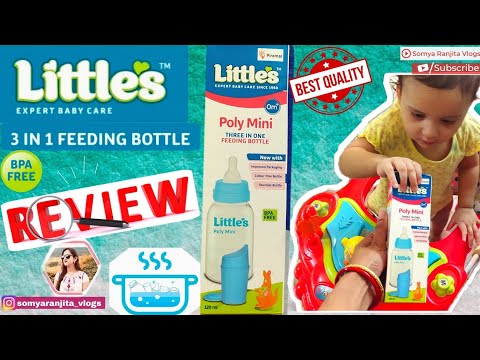Little's Poly Mini Three in One Feeding Bottle || 3 IN 1 BOTTLE ...