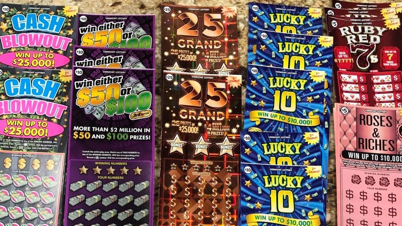 250.00 in Vermont lottery mixer WOW we HIT big COME SEE - YouTube