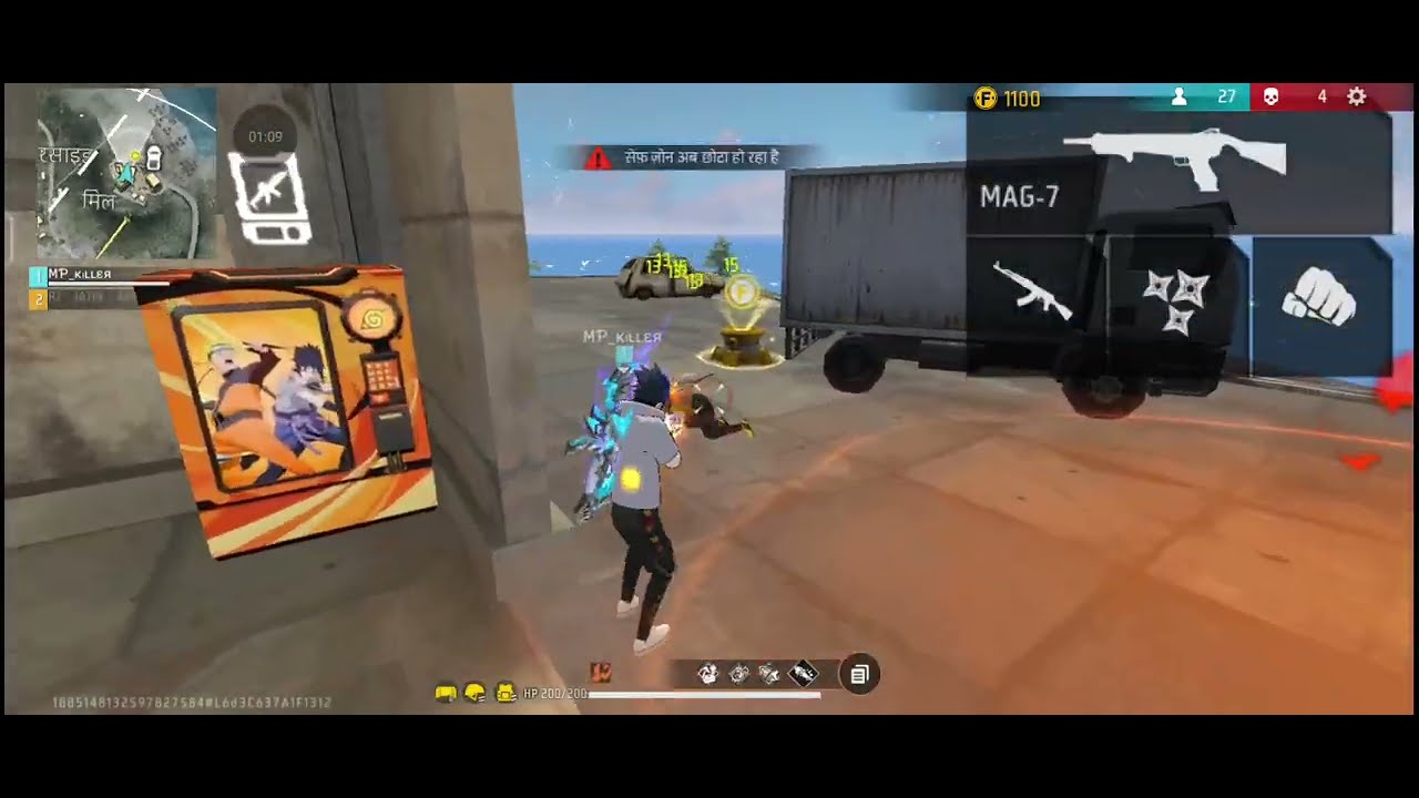 free fire Max full map 🗾 gameplay mp40 90% headshot rate in duo vs duo ...