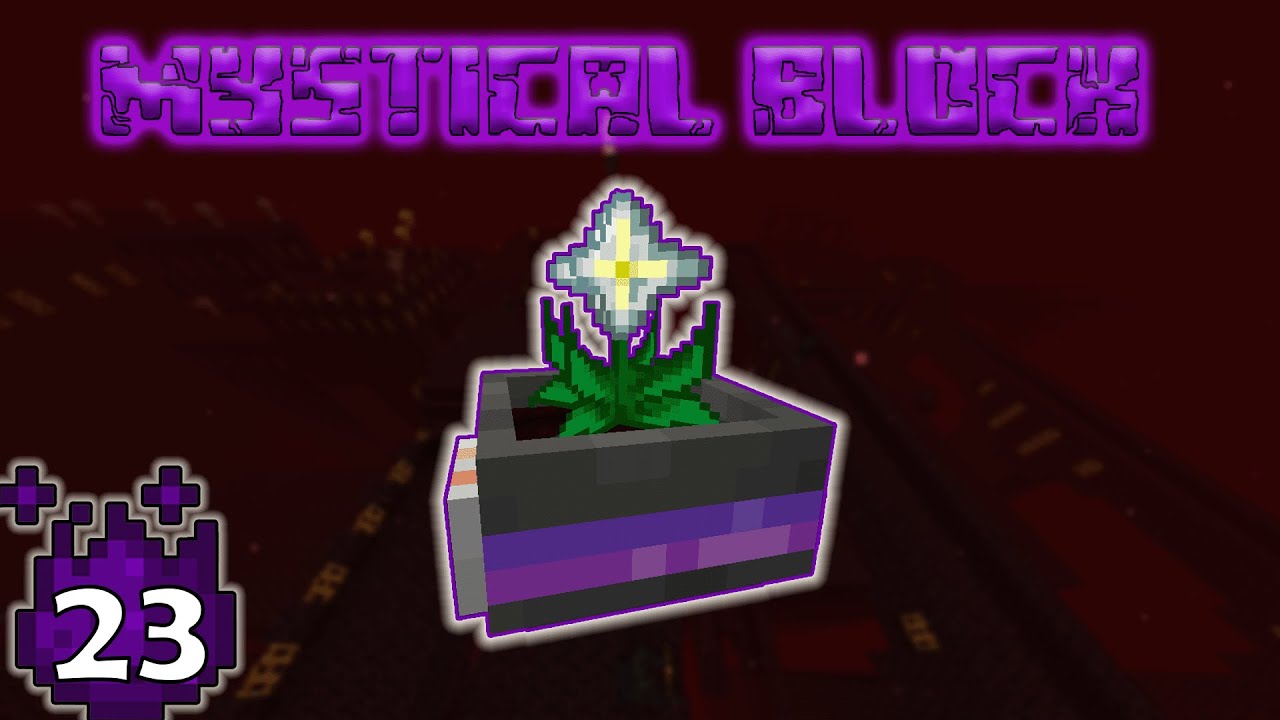 Mystical Block EP23 - QUESTING AND NETHER STAR SEEDS - YouTube