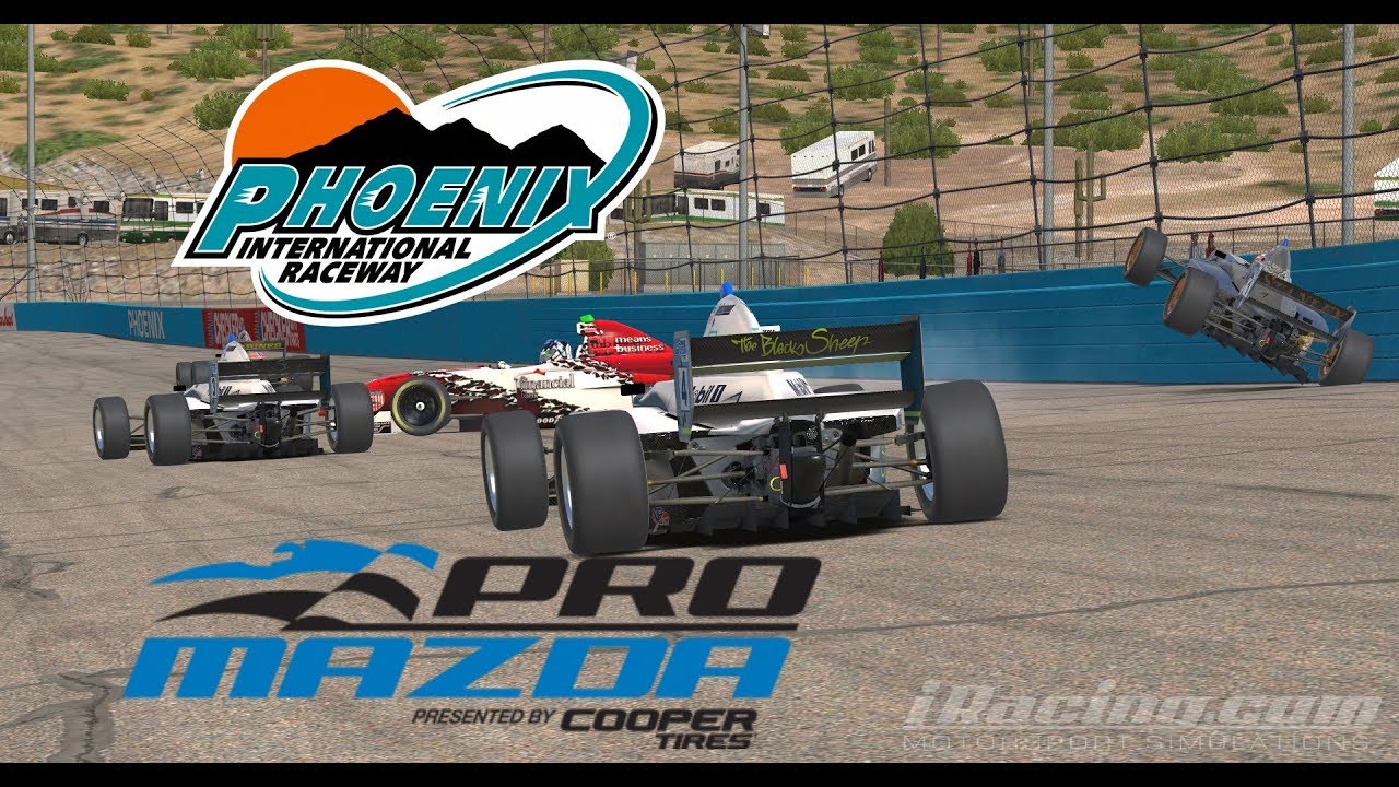 iRacing Pro Mazda at Phoenix Oval: How To Oval? - YouTube