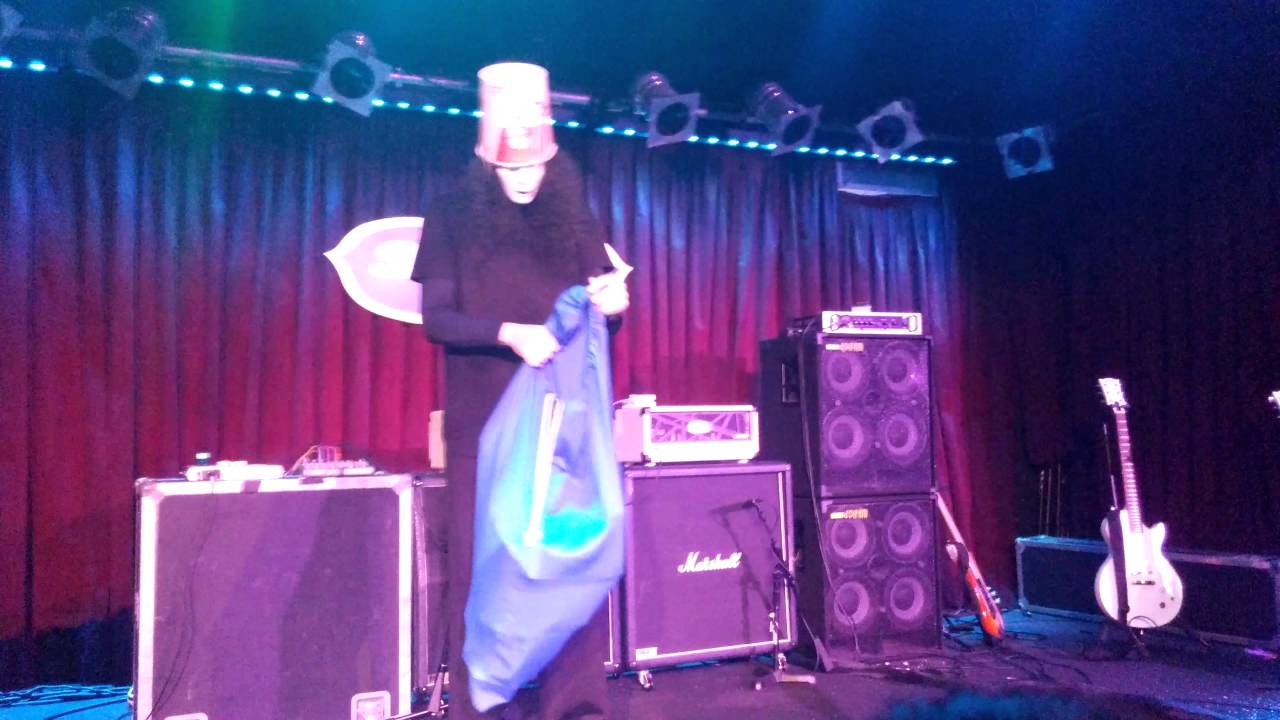 Buckethead Robot Dance/Nunchucks/Toy Exchange 5/7/2016 - YouTube