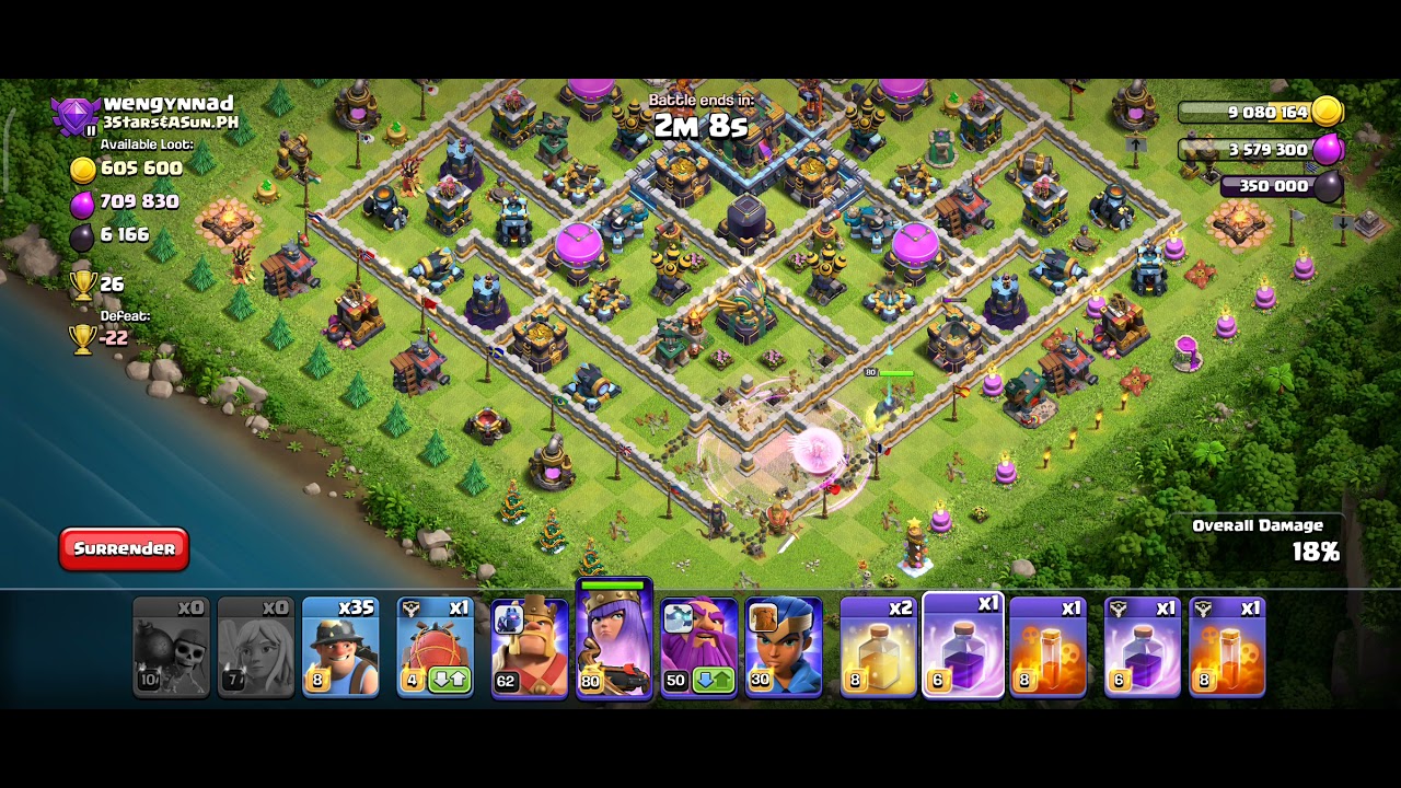 miner attack in coc.. - YouTube