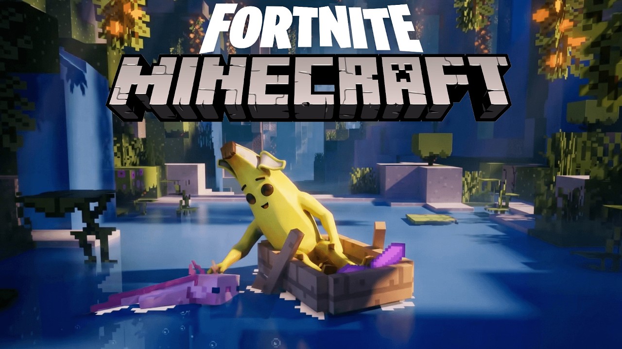 Fortnite Minecraft Trailer - YouTube
