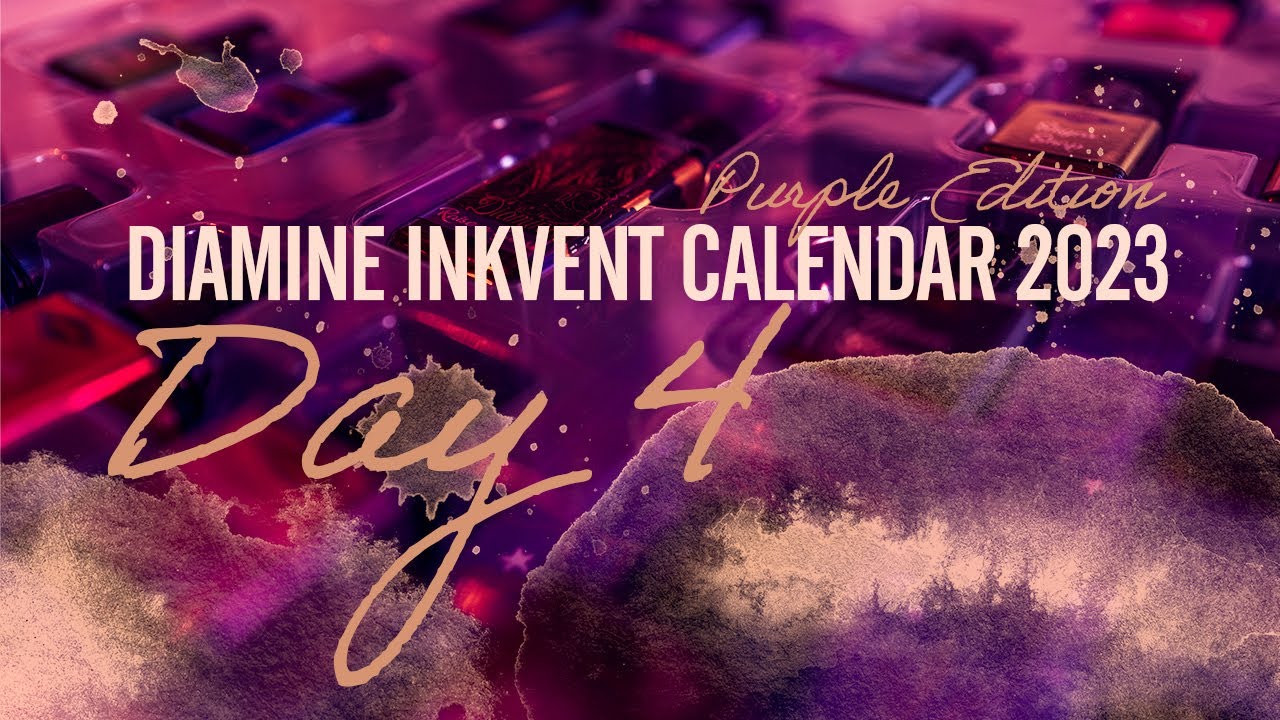 Diamine Inkvent Calendar 2023: Day 4 - Masquerade Fountain Pen Ink ...