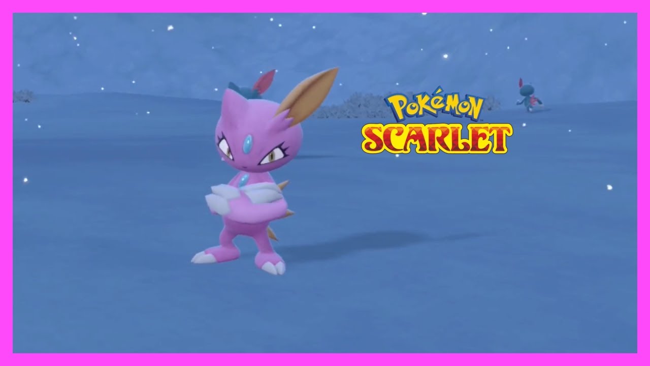Shiny Sneasel in Pokemon Scarlet - YouTube