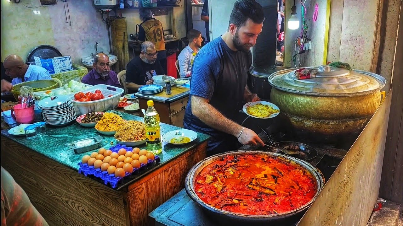 Traditional Iraqi food from Raad Restaurant | Baghdad 2023 - YouTube