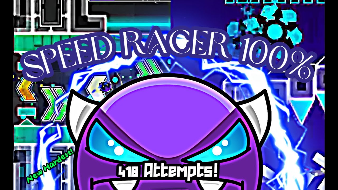 Speed Racer 100% (Easy Demon) -New Hardest!- [Demon #3] - YouTube