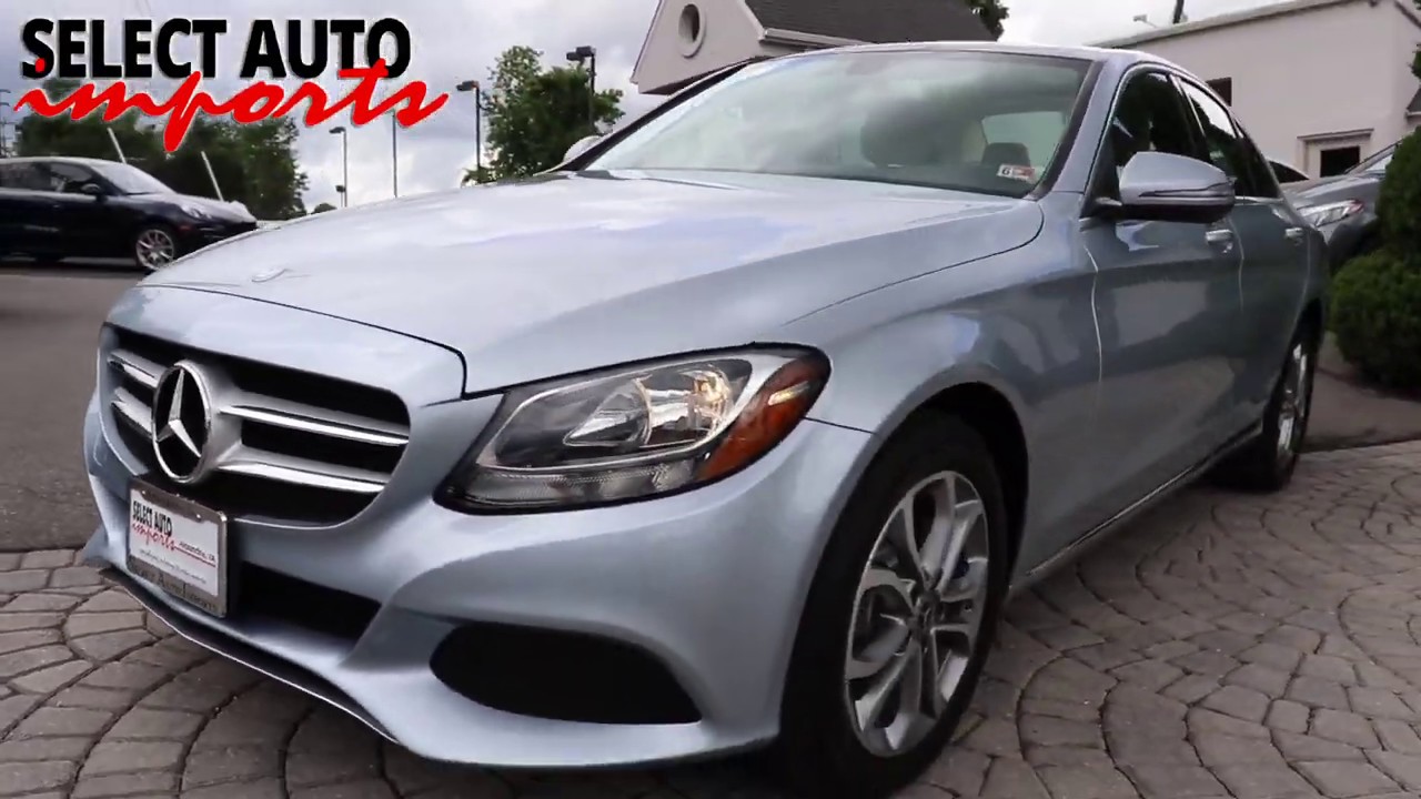 #20645, 2017 Mercedes-Benz C300 4Matic, Diamond Silver Metallic, Select ...