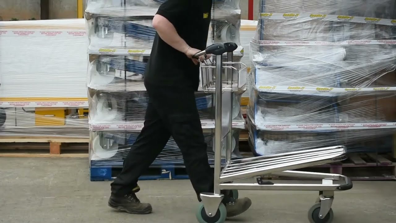 Airport Trolley Deadman Braking - YouTube